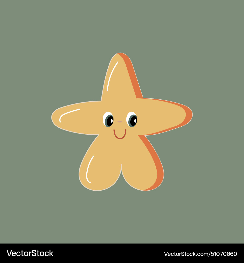 Cartoon star Royalty Free Vector Image - VectorStock