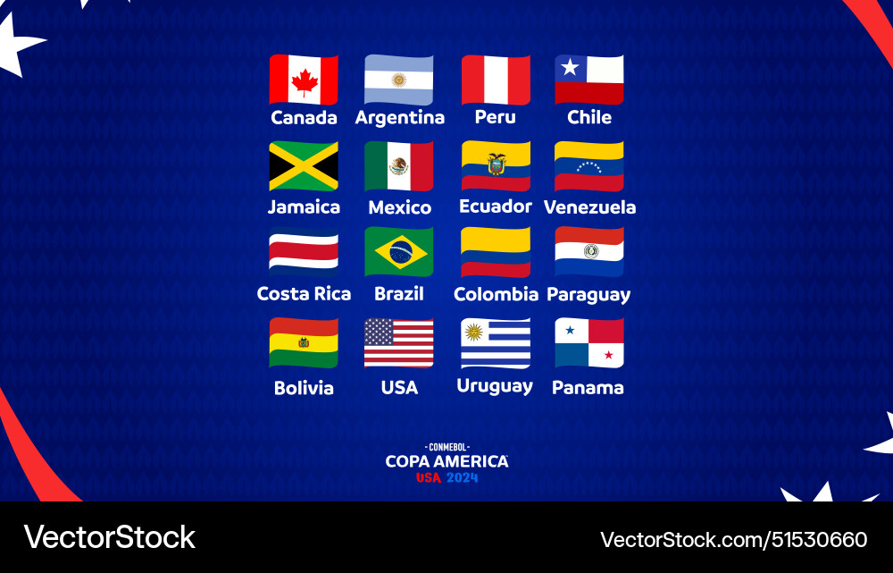 Copa-america4 Royalty Free Vector Image - VectorStock
