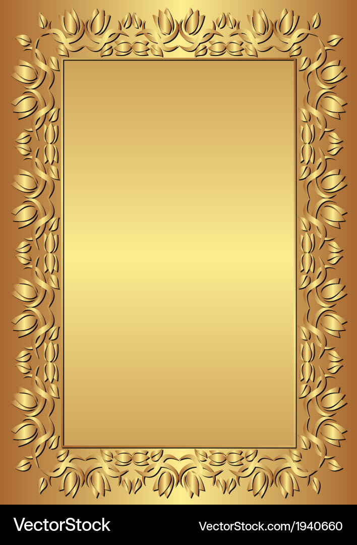 Gold background Royalty Free Vector Image - VectorStock