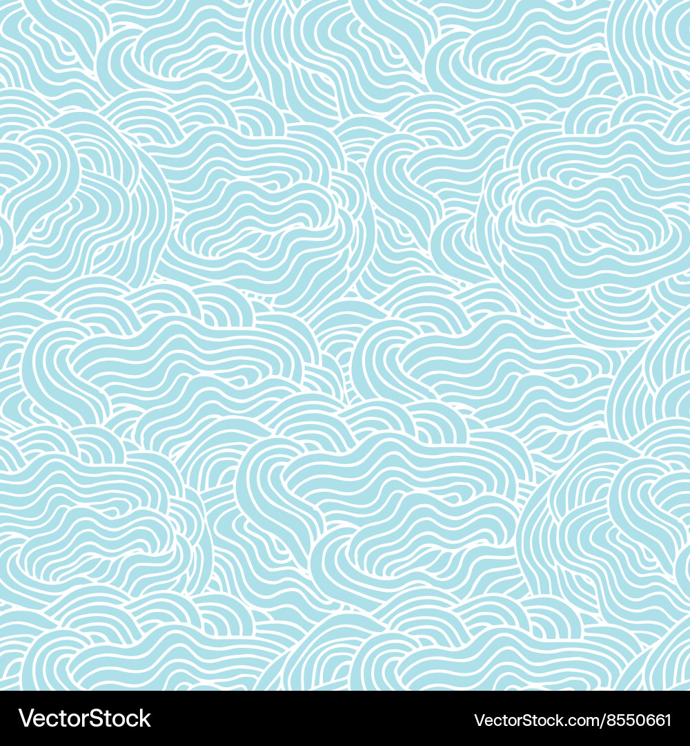 Abstract seamless background pattern made of hand Vector Image