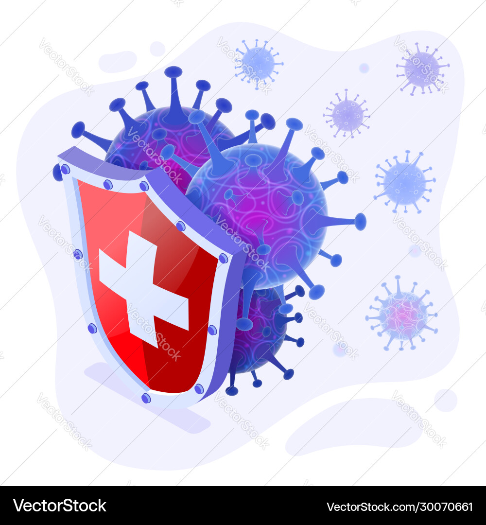 COVID-19 Coronavirus Protection Royalty Free Vector Image