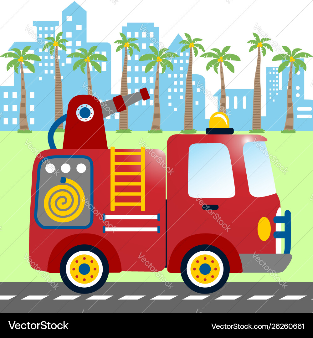 Fire Engine Cartoon Wallpapers