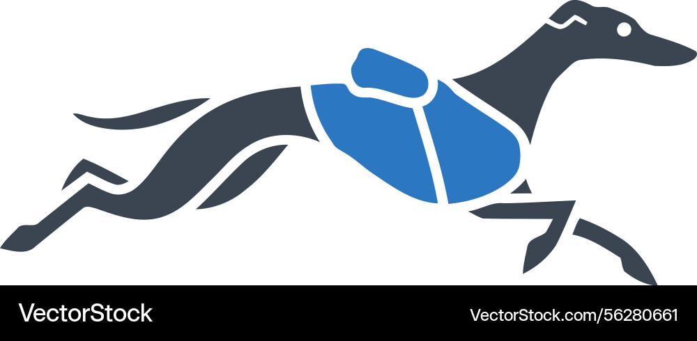 Greyhound Race Icon Royalty Free Vector Image - VectorStock