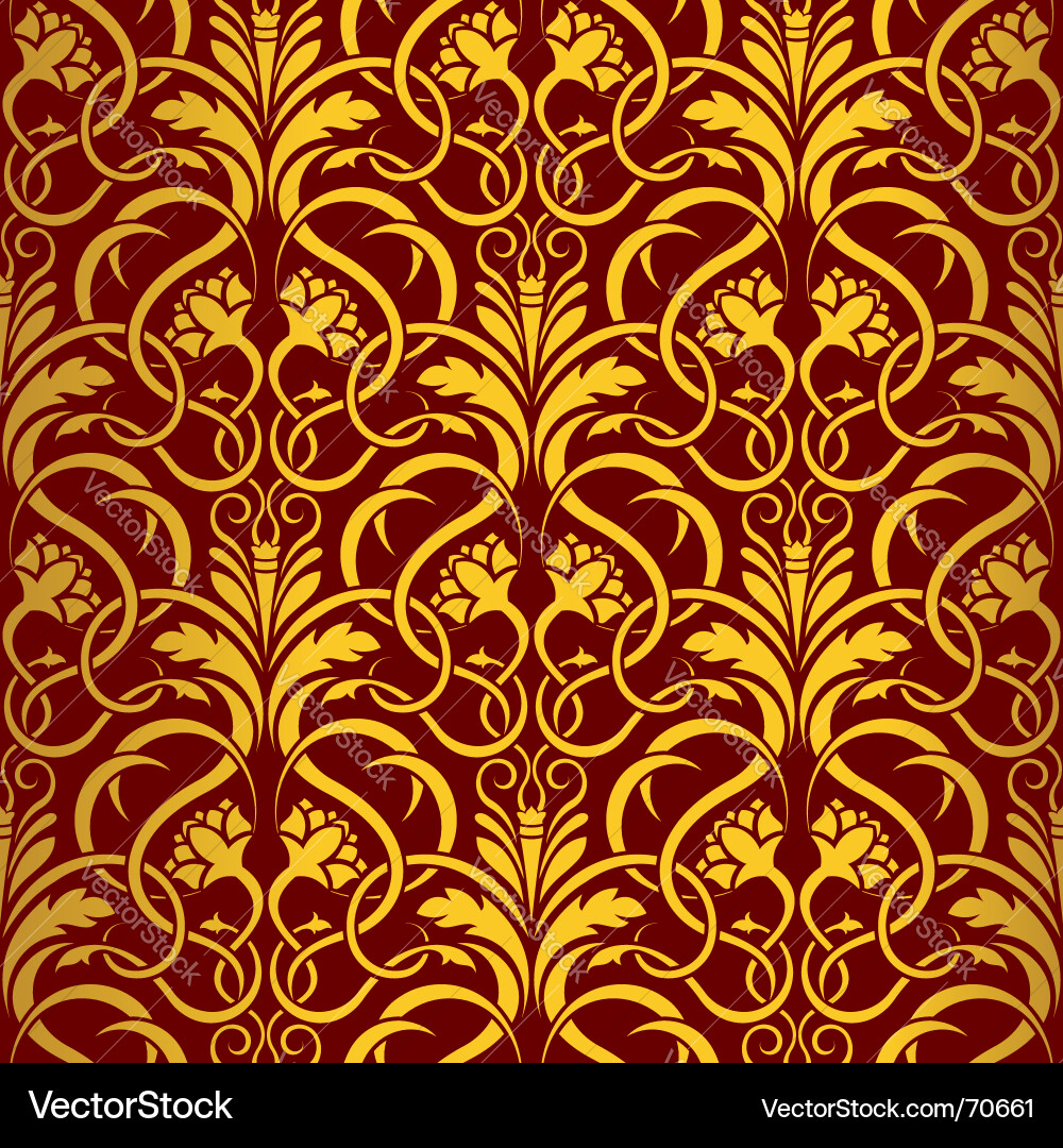Red seamless wallpaper Royalty Free Vector Image