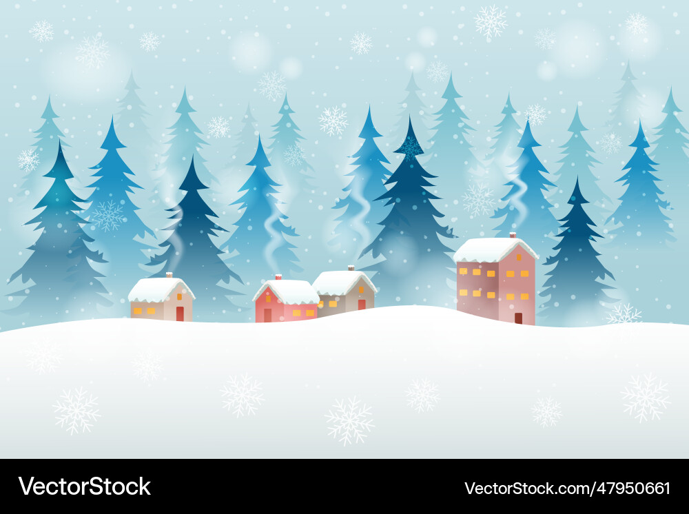 Winter Royalty Free Vector Image - VectorStock
