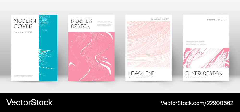 Cover page design template minimal brochure layou Vector Image