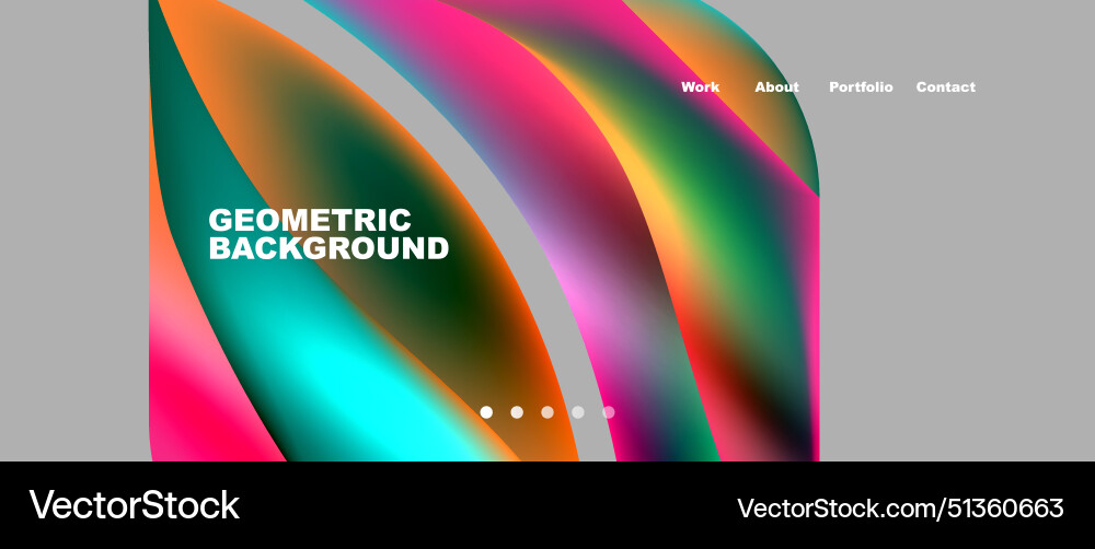 Bright multicolored geometric abstract shapes Vector Image Bright multicolored geometric abstract shapes Vector Image