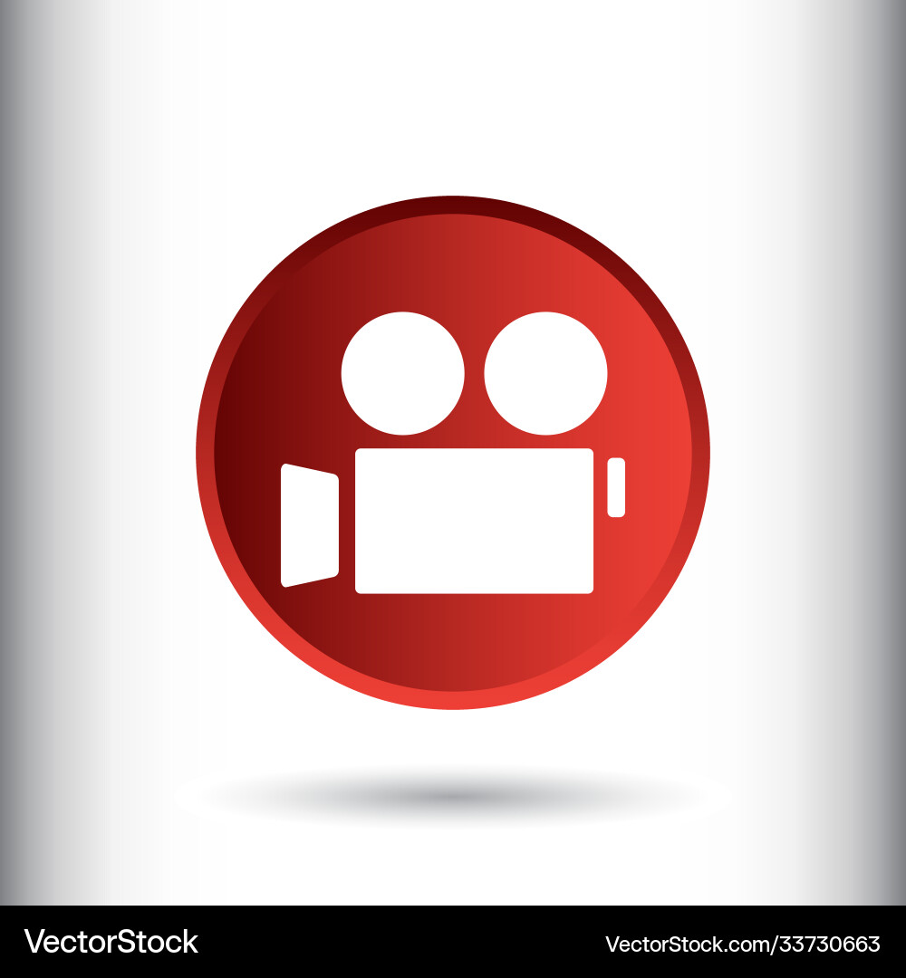 Video camera icon Royalty Free Vector Image - VectorStock