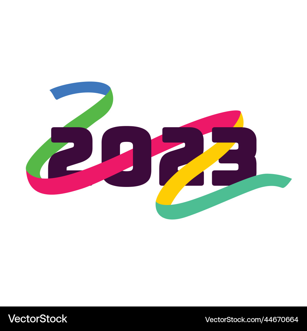 2023 f Royalty Free Vector Image - VectorStock