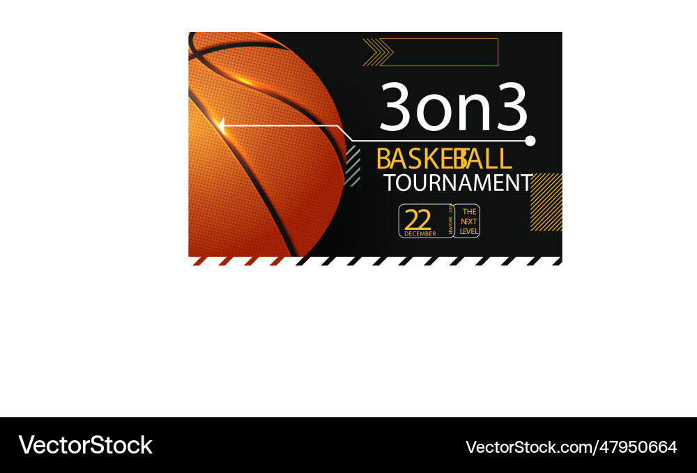 Basketball tournament posters flyer Royalty Free Vector