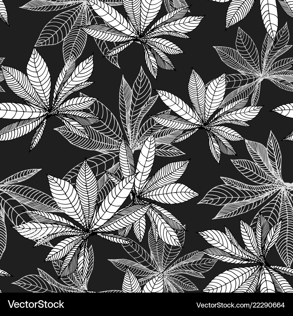 Floral Botanical Pattern Royalty Free Vector Image
