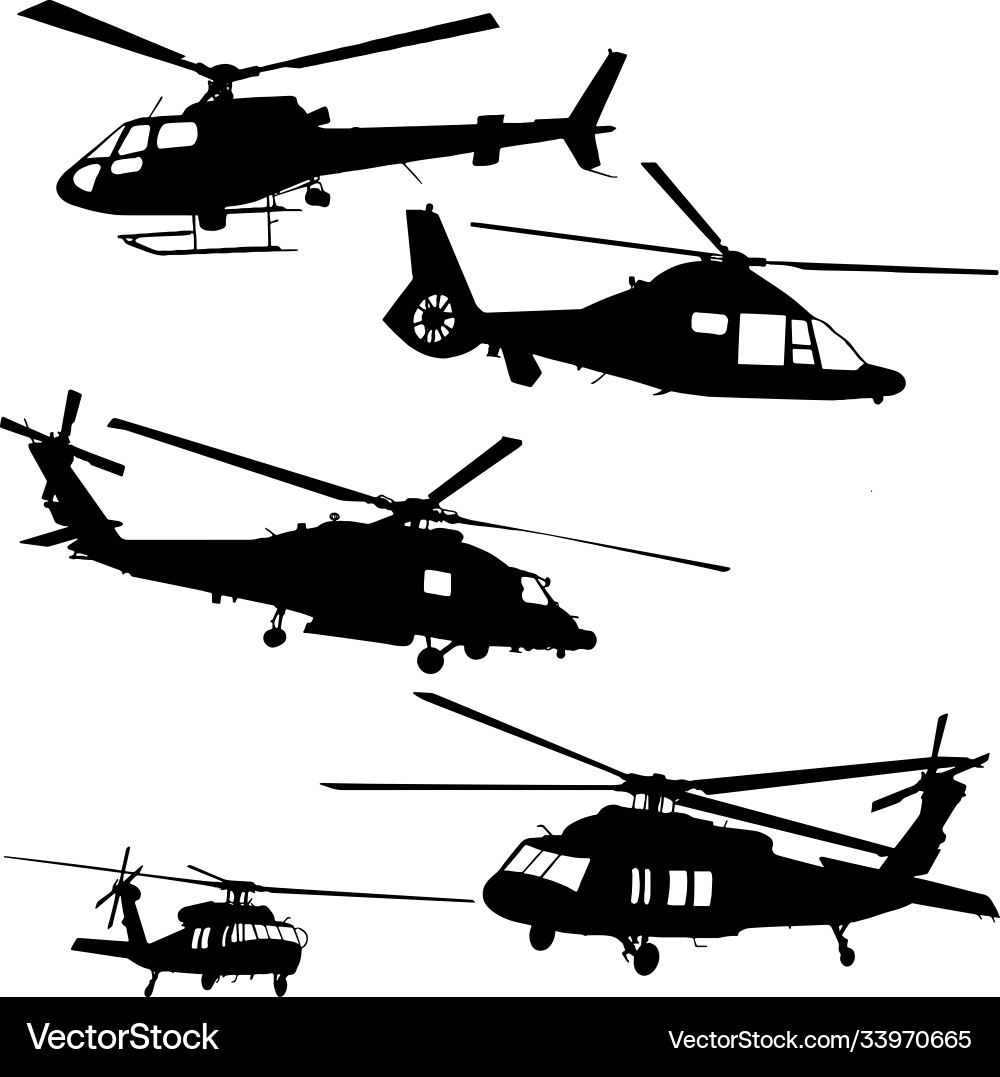 Blackhawk Helicopter Vector Images (66)