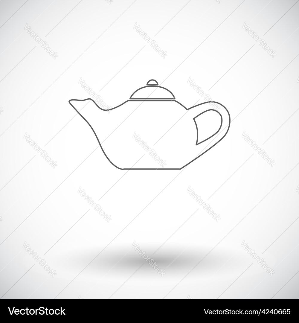 Kettle Royalty Free Vector Image - VectorStock