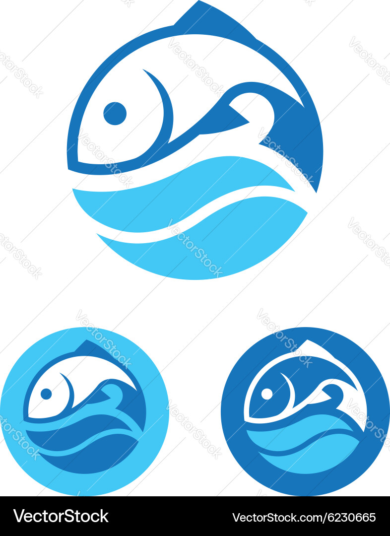 Ocean Fish Icon Royalty Free Vector Image - VectorStock