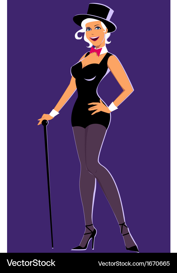 Showgirl Royalty Free Vector Image - VectorStock