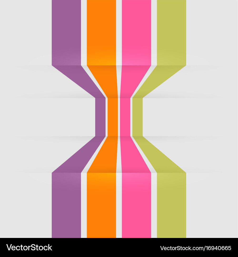 Template banners with colorful line Royalty Free Vector