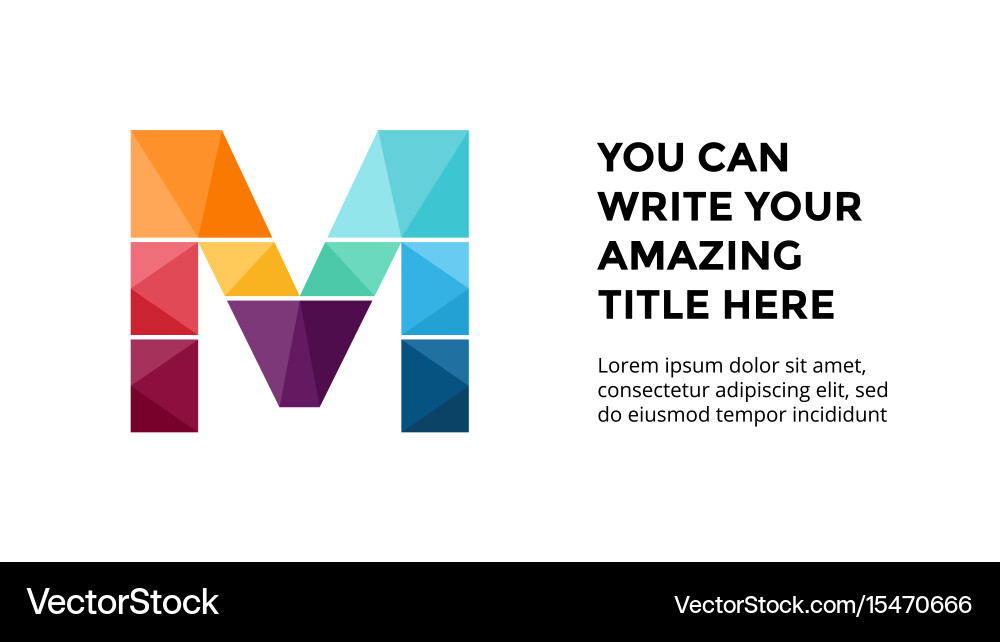 Alphabet infographic presentation slide Royalty Free Vector