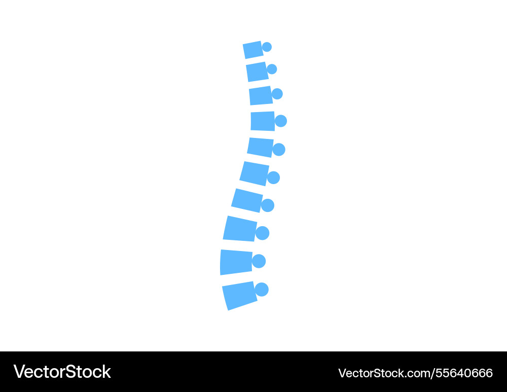 Spine medical poster Royalty Free Vector Image