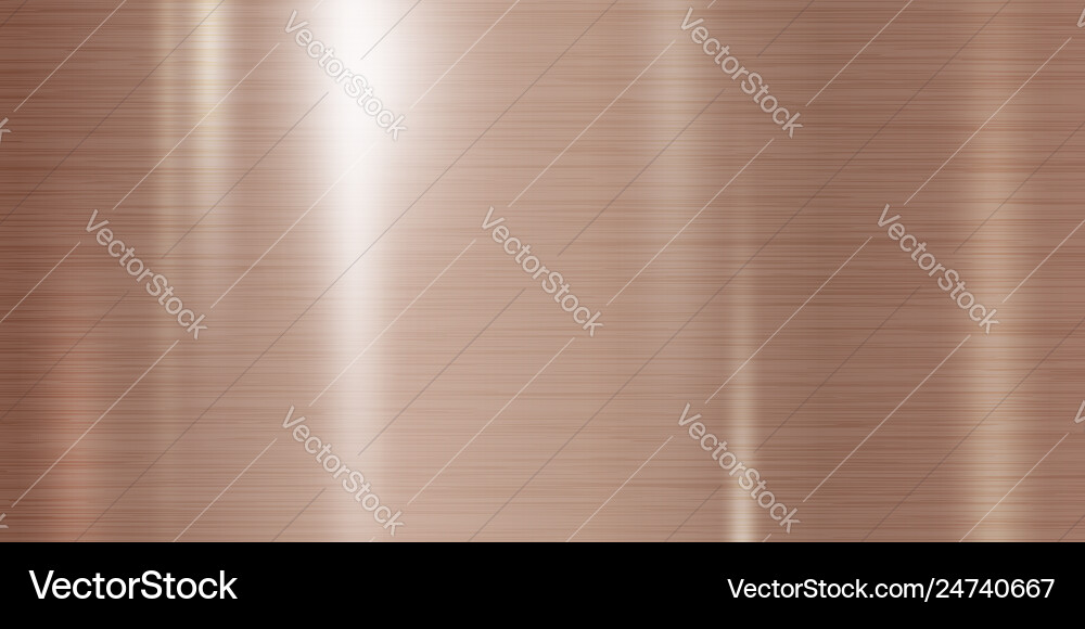 Copper metal texture background Royalty Free Vector Image