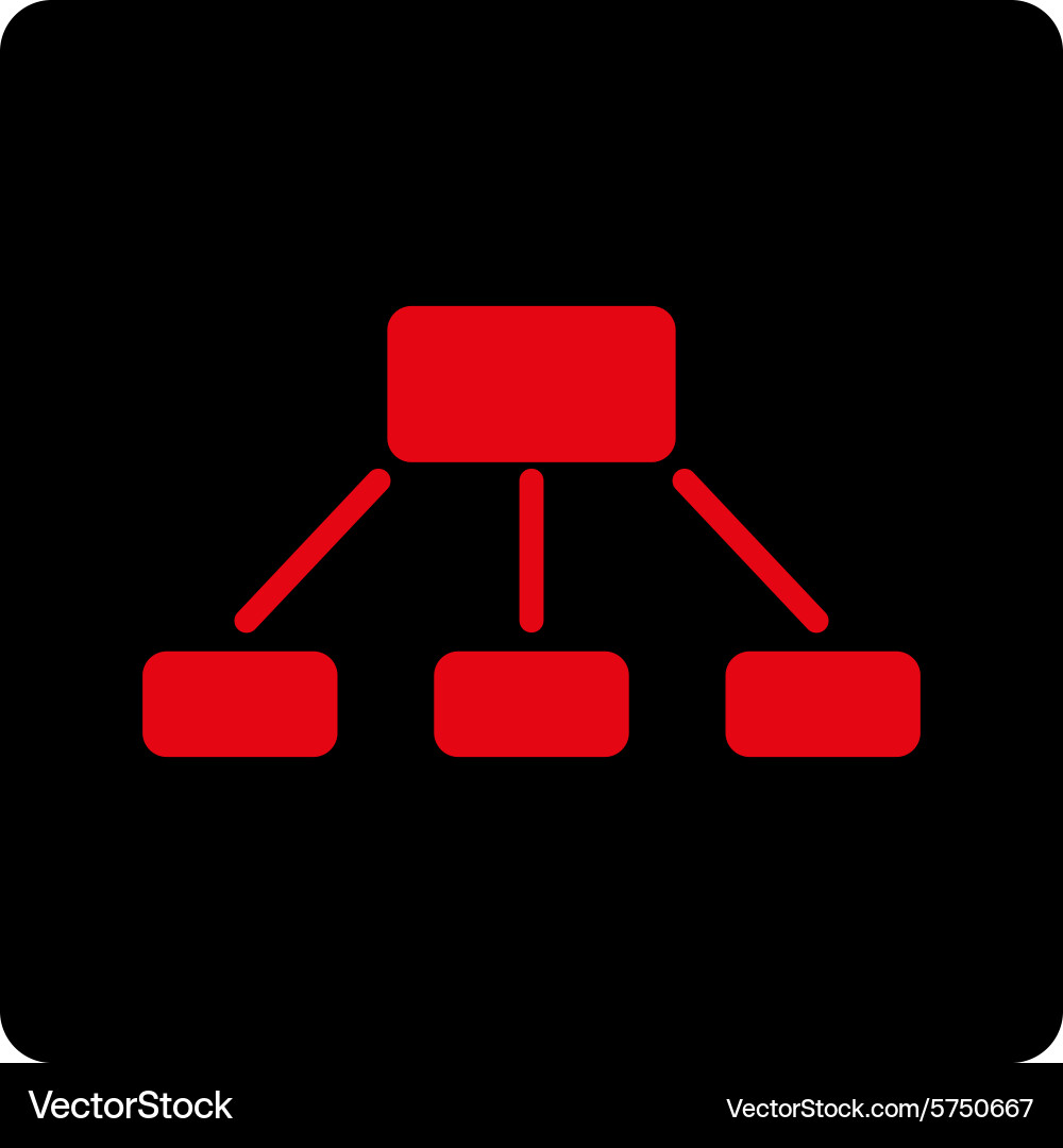 Hierarchie Icon Lizenzfreies Vektorbild - VectorStock