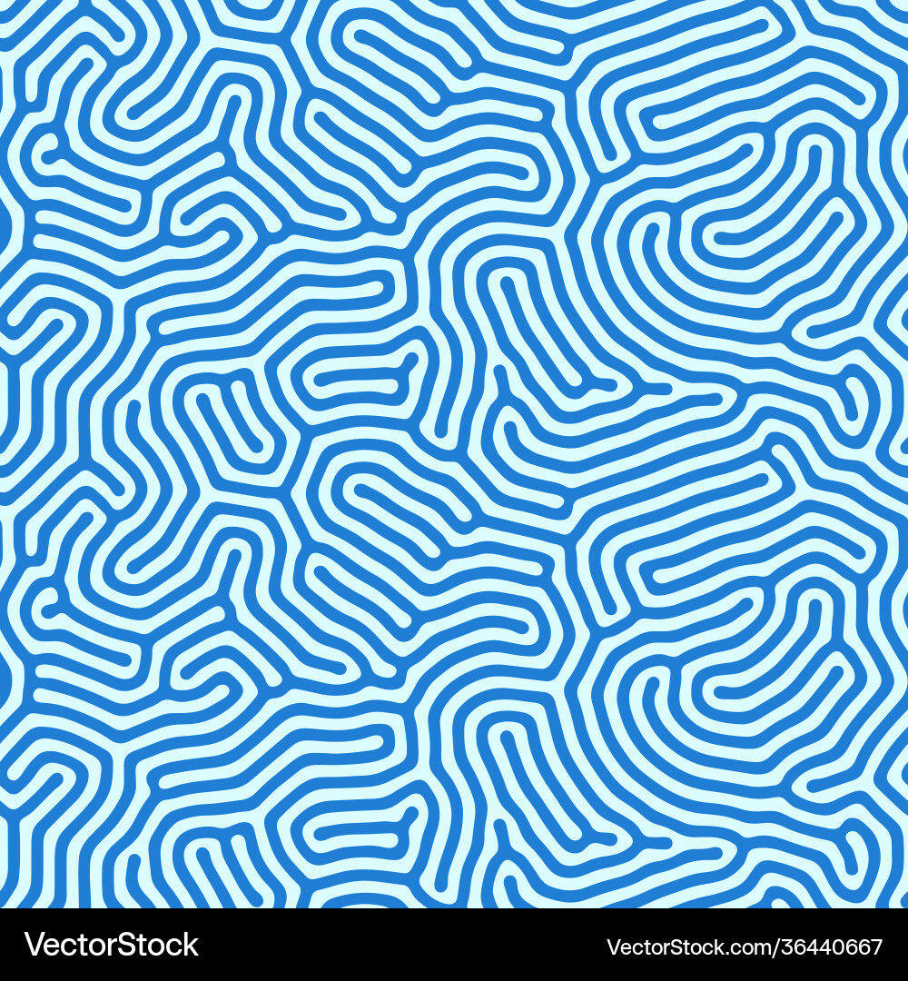 Maze seamless pattern abstract organic texture Vector Image