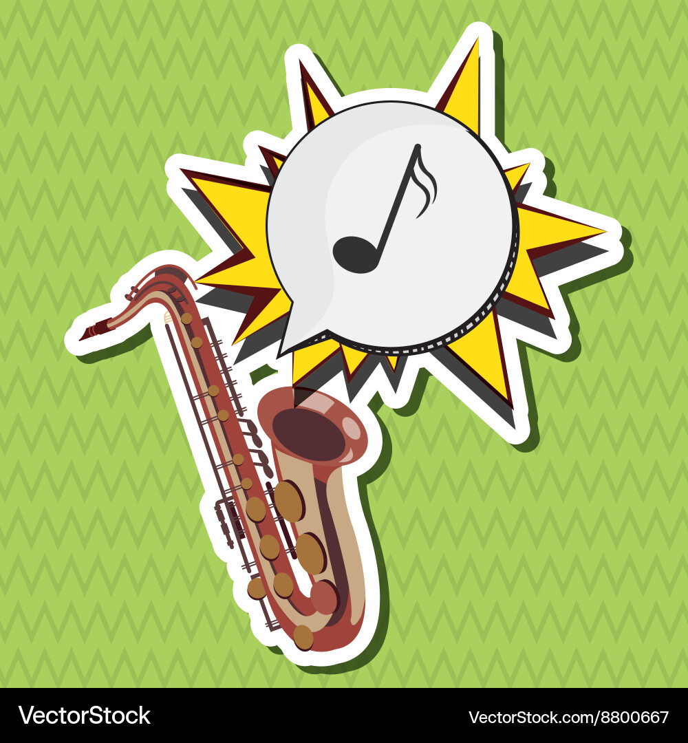 Music icon retro concept flat Royalty Free Vector Image