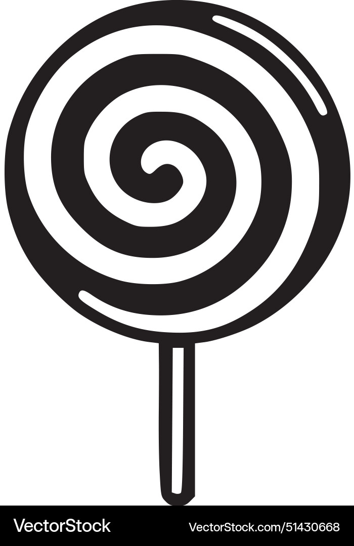 Candy - high quality logo ideal for t-shirt Vector Image