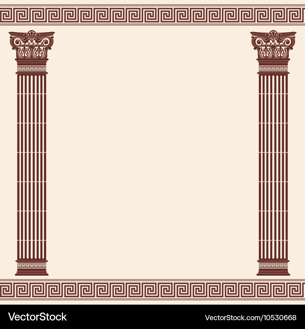 Greek background Royalty Free Vector Image - VectorStock