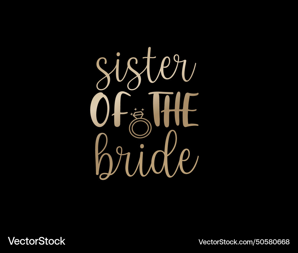 Wedding lettering t-shirt design Royalty Free Vector Image