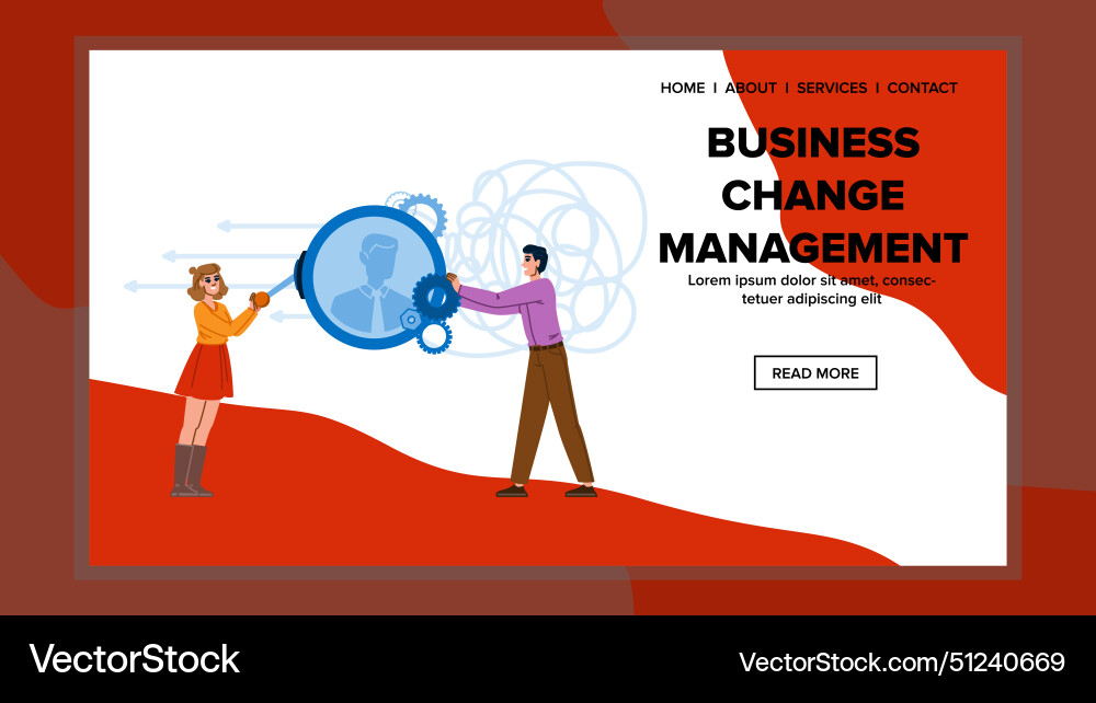 Innovation business change management Royalty Free Vector