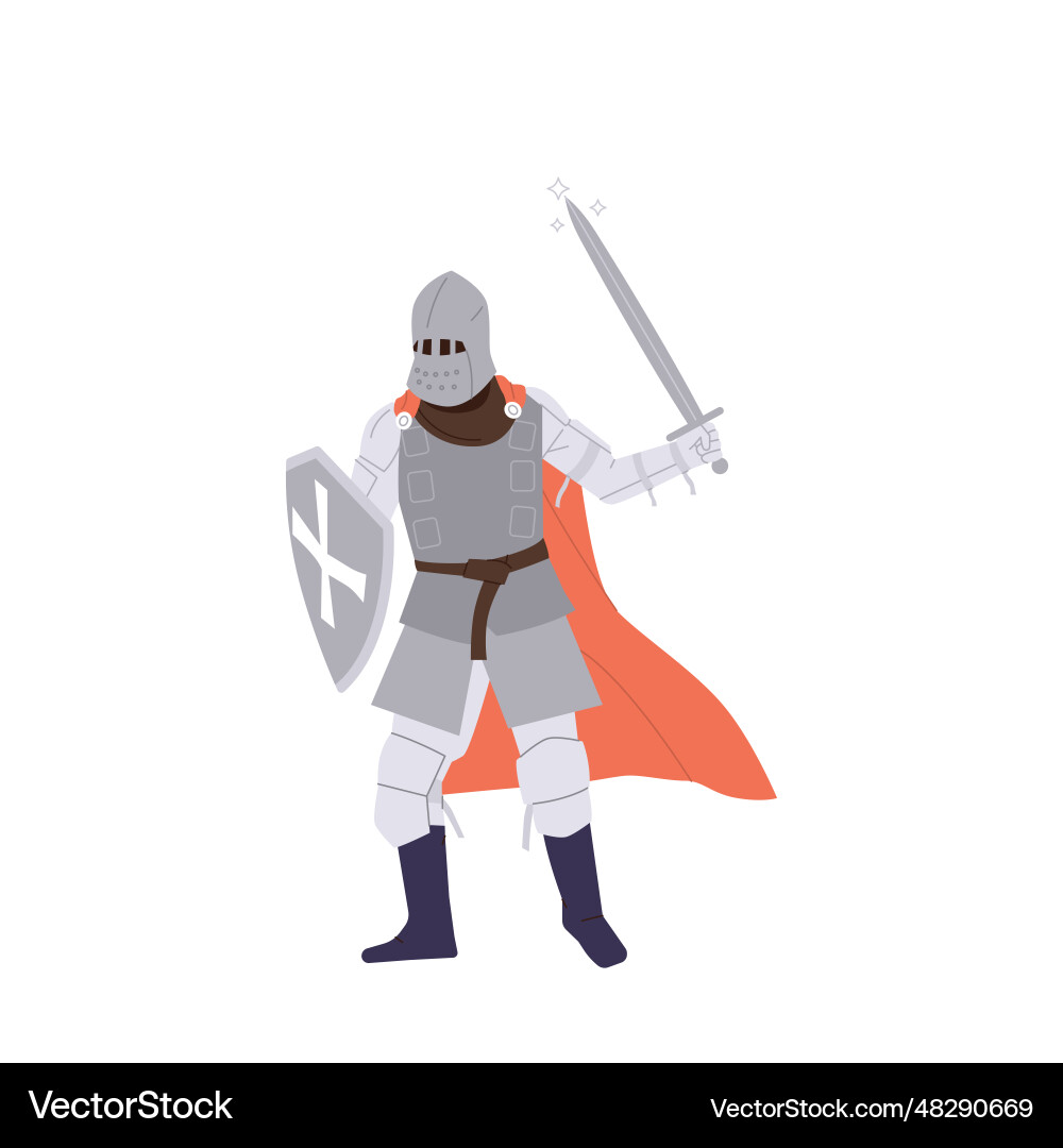 Cartoon Medieval Knight