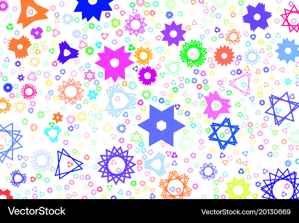 Shape pattern background for graphic design Vector Image