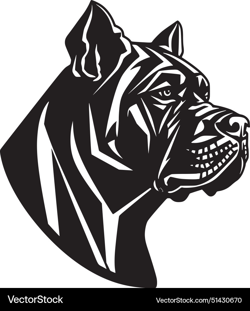 Cane corso - minimalist and flat logo Royalty Free Vector