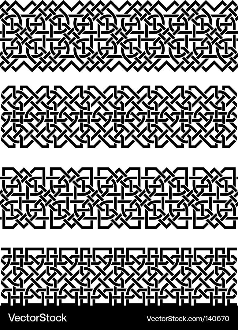 Intricate Celtic Border Royalty Free Vector Image
