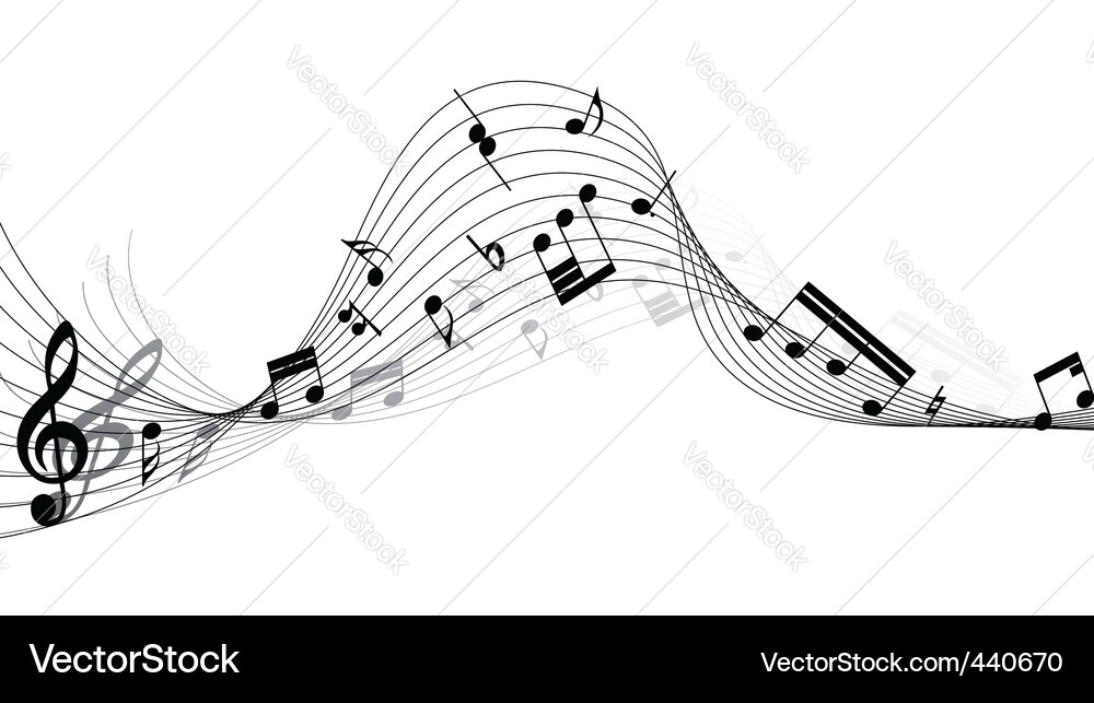 Notes staff Royalty Free Vector Image - VectorStock