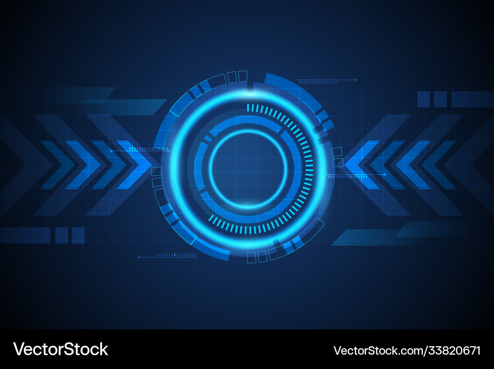Abstract modern technology background or banner Vector Image