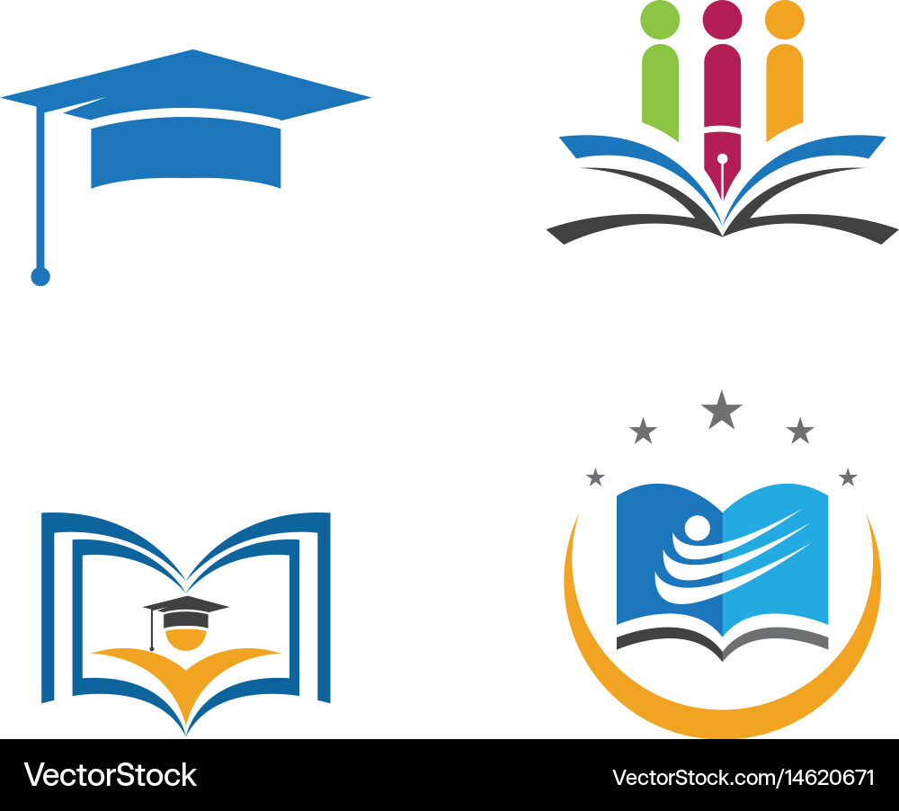 Education & Learning Logo Template Royalty Free Vector