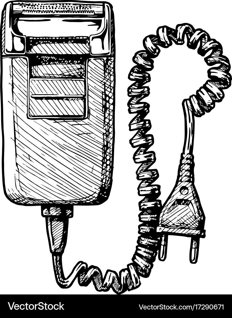Electric razor Royalty Free Vector Image - VectorStock