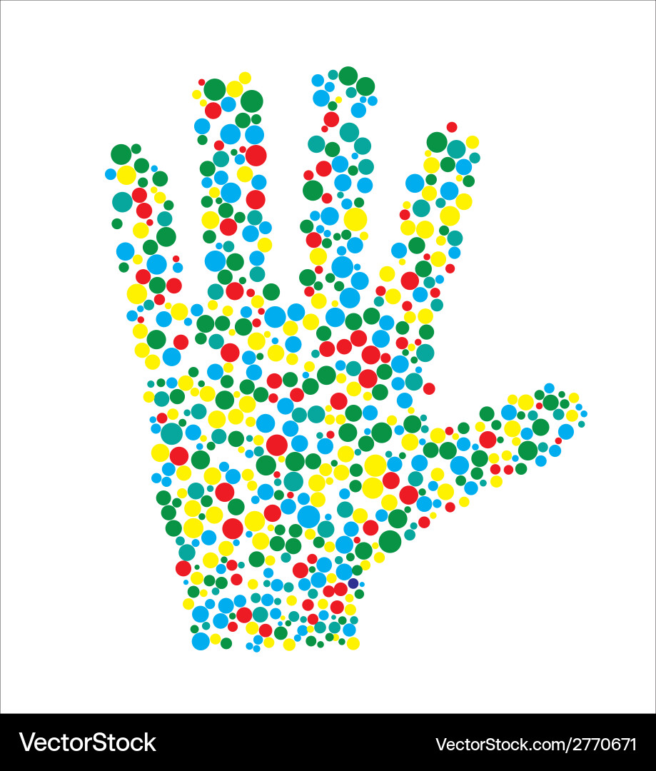 Human hand Royalty Free Vector Image - VectorStock