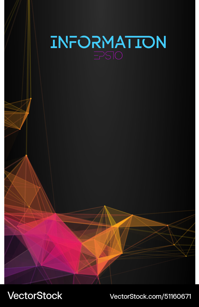 Information technology background big data Vector Image