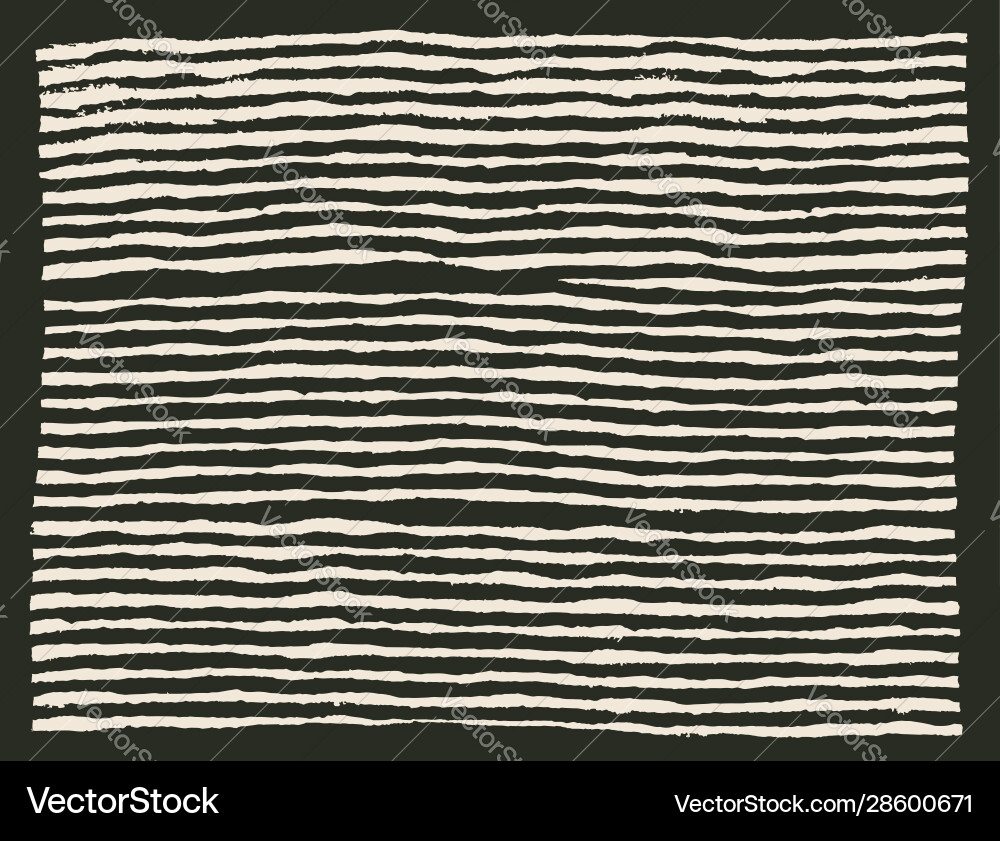 Painted brush lines horizontal pattern Royalty Free Vector