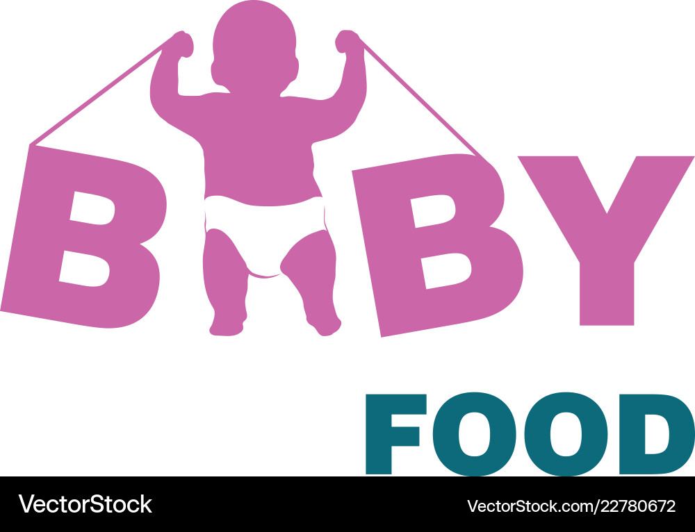 Baby food Royalty Free Vector Image - VectorStock