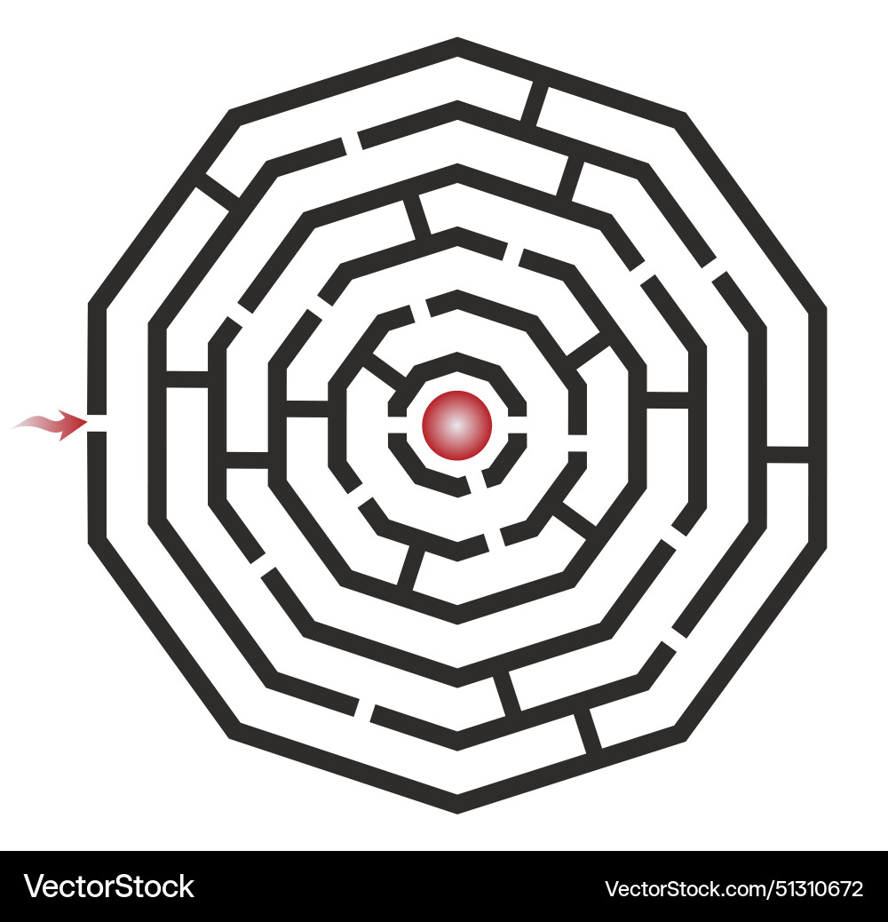 Labyrinth Royalty Free Vector Image - VectorStock