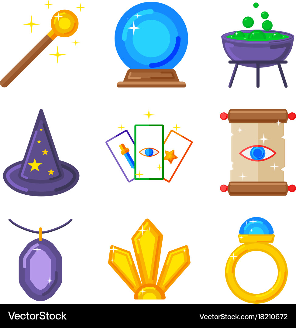 Special magic symbol magician fantasy carnival Vector Image