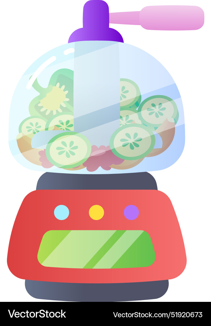 Food processor Royalty Free Vector Image - VectorStock