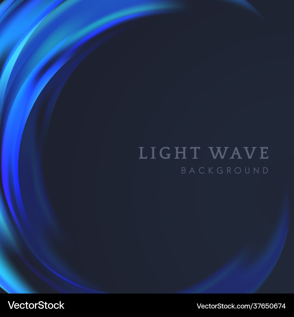 Light wave border background Royalty Free Vector Image