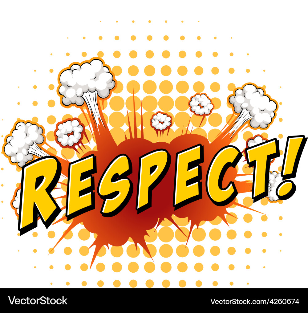 Respect Royalty Free Vector Image - VectorStock