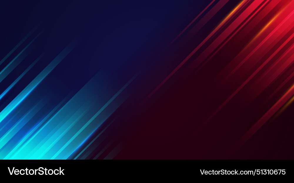 Red and blue vs versus speedline background Vector Image