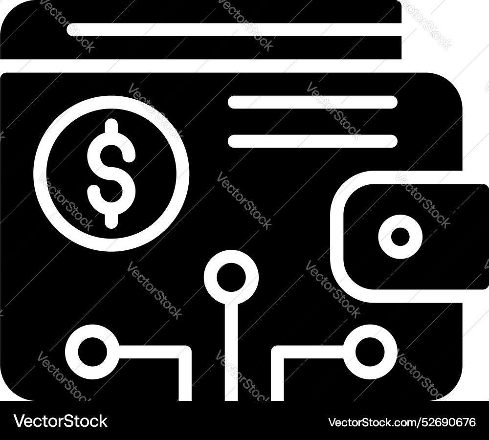 Ewallet icon Royalty Free Vector Image - VectorStock