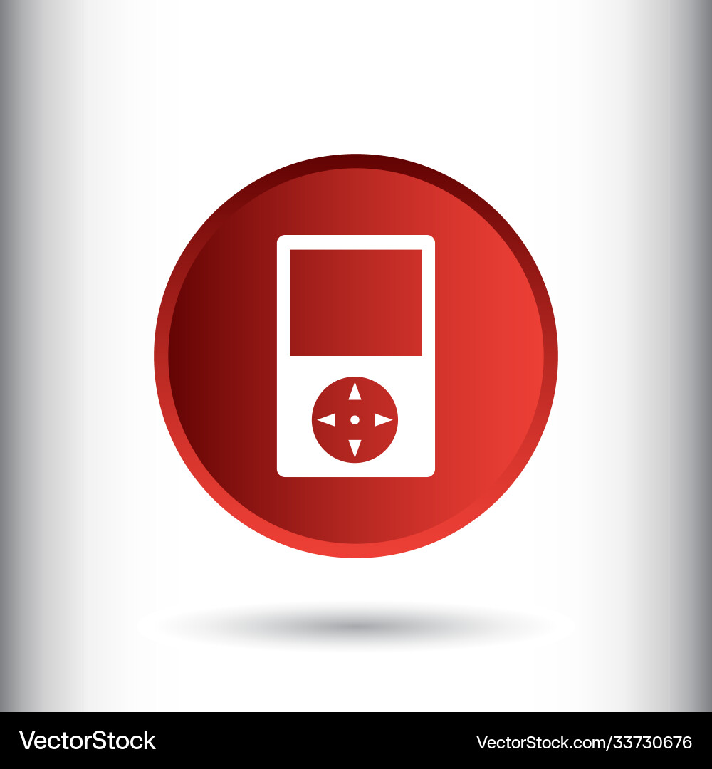 Mp3 player icon Royalty Free Vector Image - VectorStock